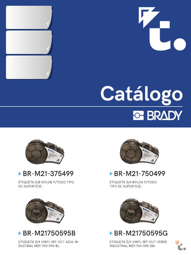 Catálogo Brady | PDF