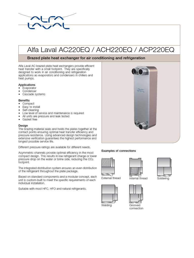 Intercambiador Chiller 4 | PDF | Heat Exchanger | Secondary Sector Of ...