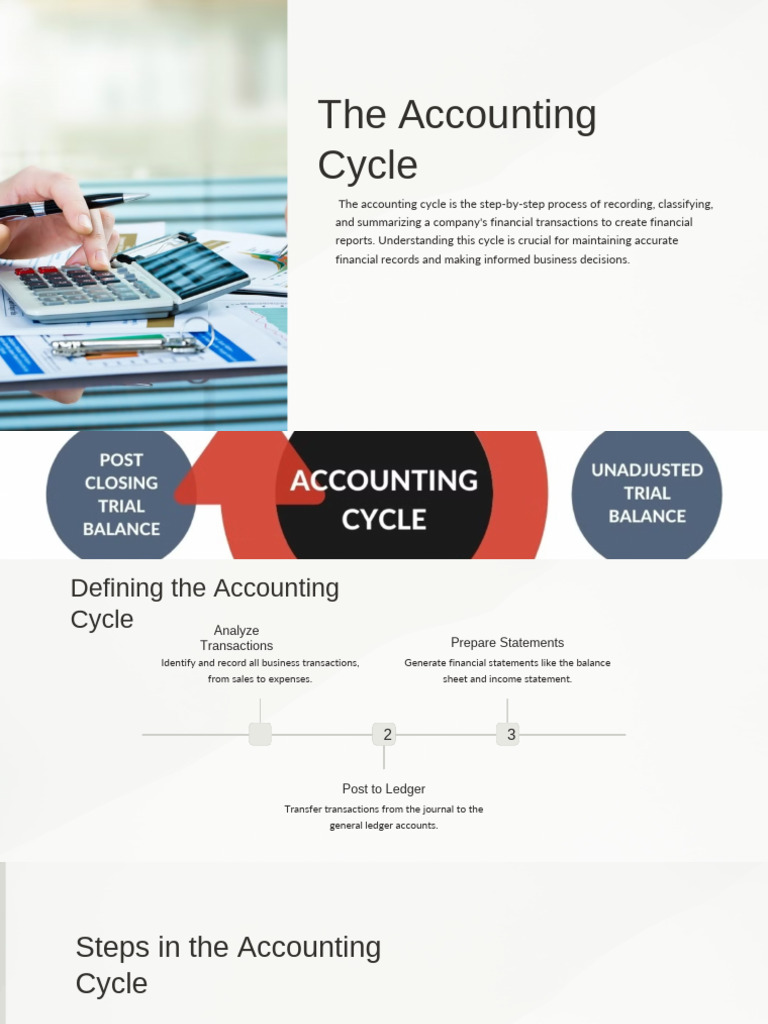 The-Accounting-Cycle | Download Free PDF | Debits And Credits | Expense
