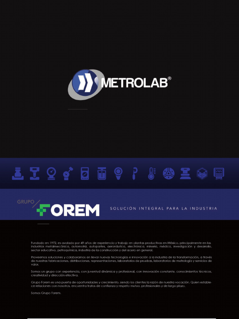 Catálogo Metrolab | PDF
