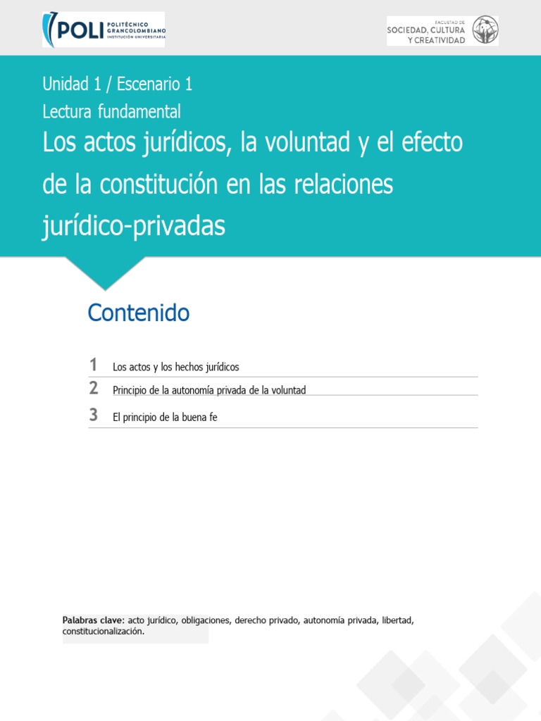 Escenario 1 | Descargar gratis PDF | Autonomía | Justicia
