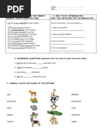 Animal Guessing Game and Descriptions | PDF | Zoology