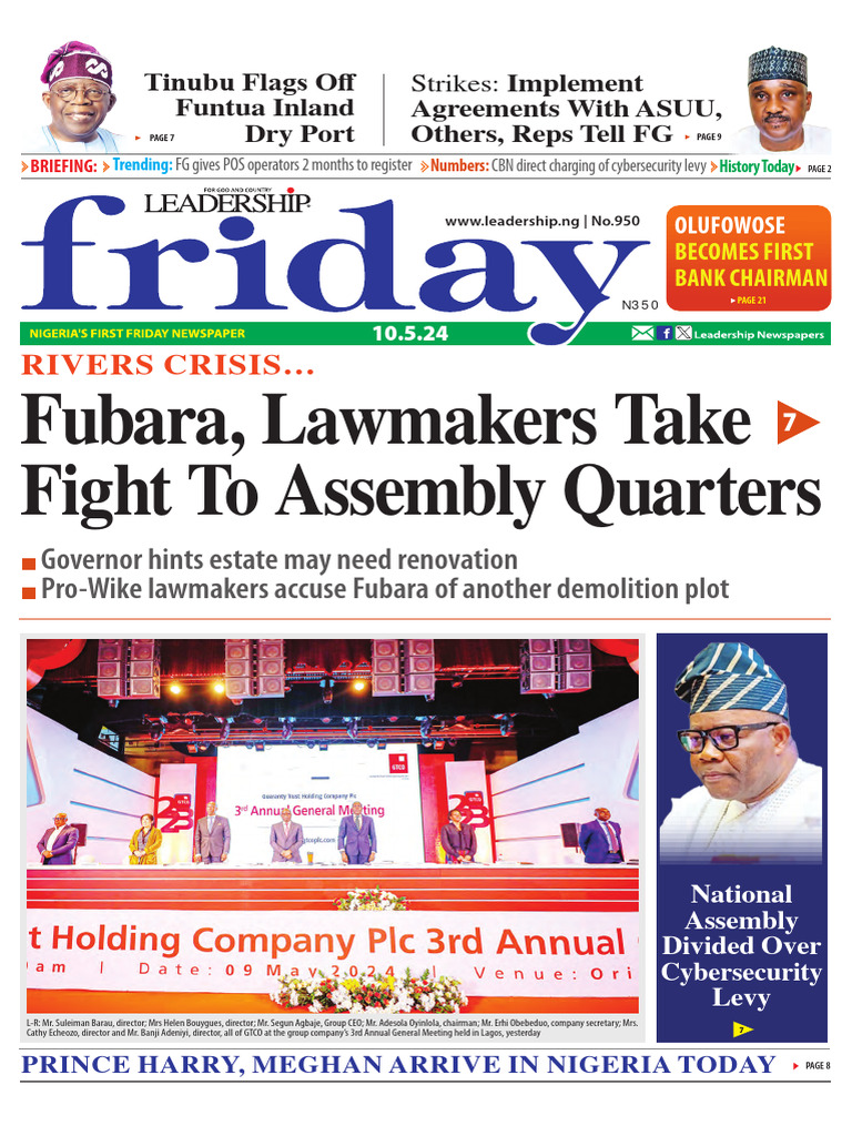 Leadership EPaper 10th May 2024 | PDF | United States House Of ...