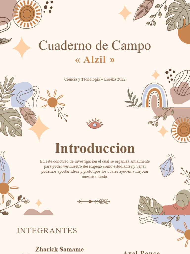 Cuaderno de Campo Eureka | PDF