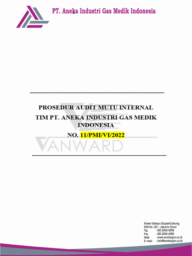 Prosedur Audit Internal | PDF
