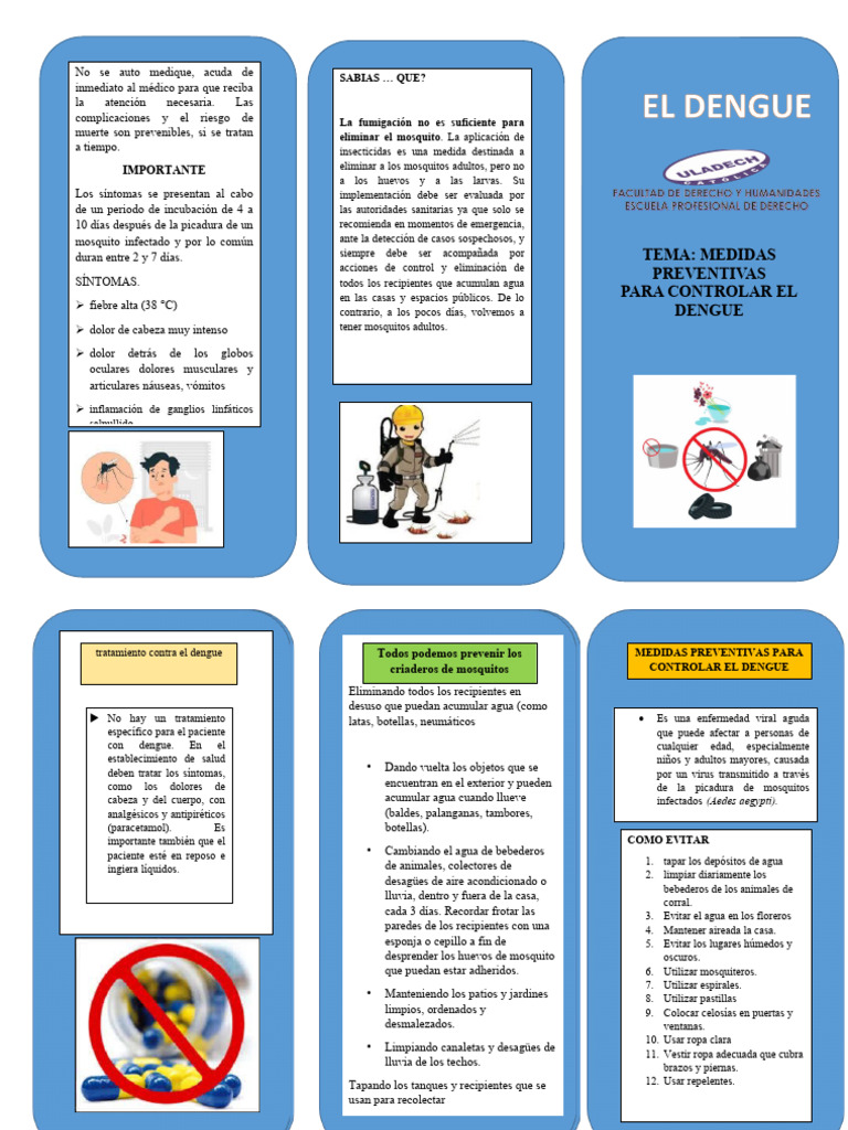 Prevención del Dengue: Medidas Efectivas | PDF | Mosquito | Microbiología