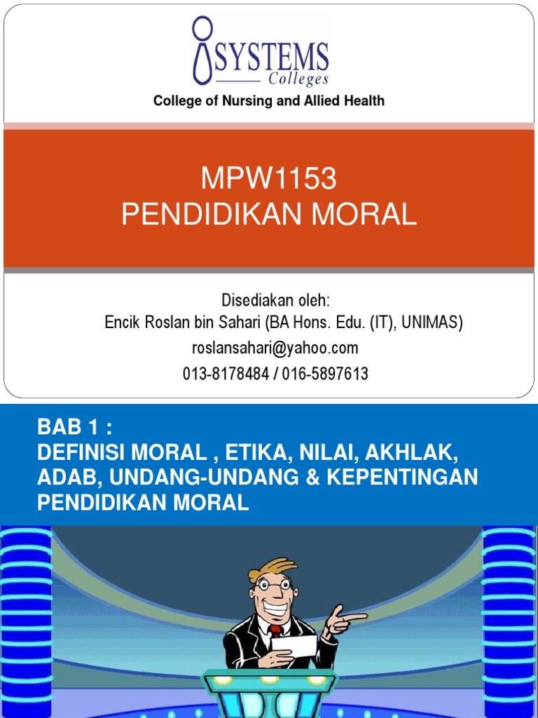 Definisi Moral, Etika, dan Akhlak | PDF
