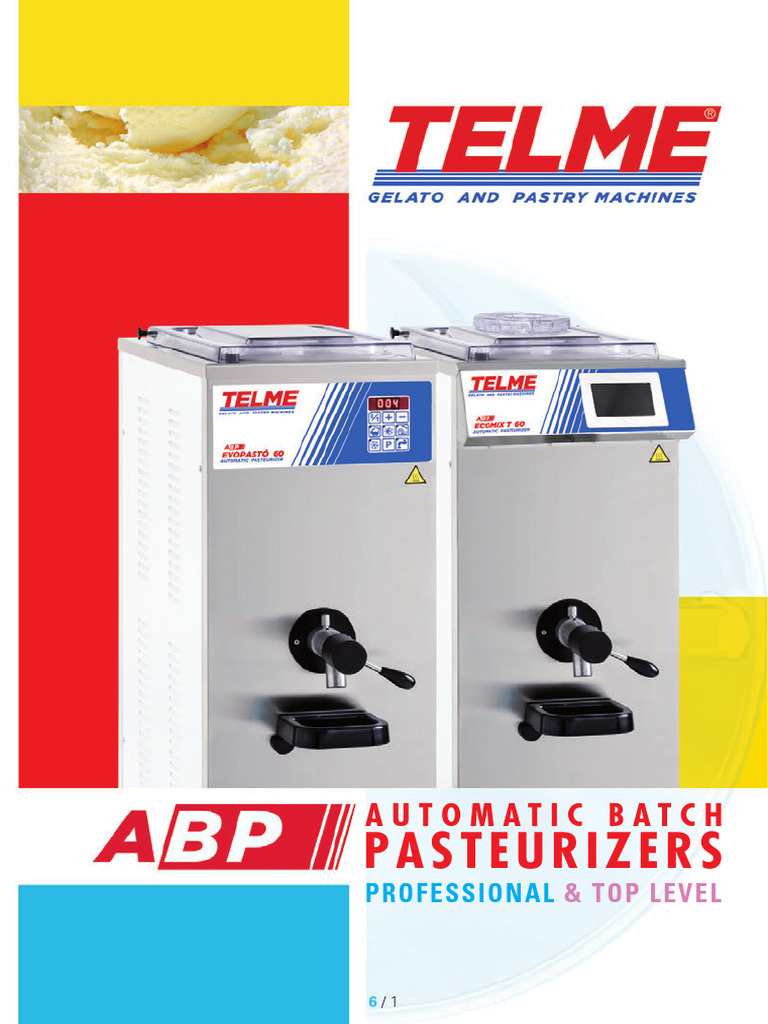 06 Automatic Batch Pasteurizers Abp Ing | PDF | Milk | Emulsion