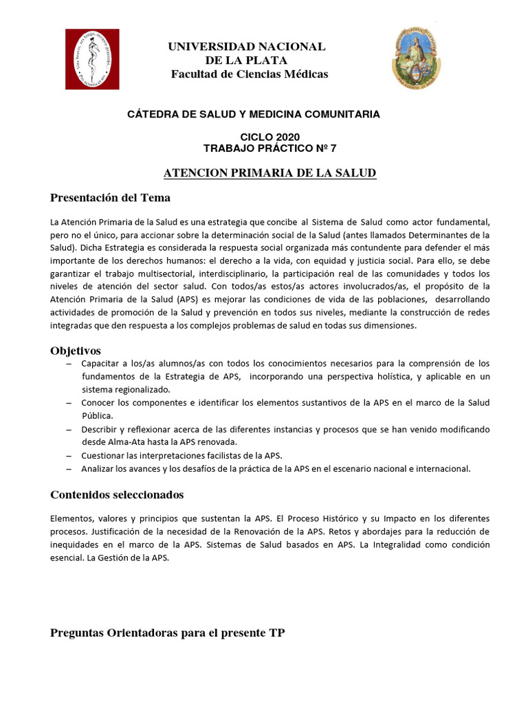 Trabajo Practico APS 2020 | PDF