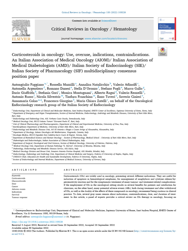 Crit Rev Oncol Hematol 2022 - 103826 | Download Free PDF ...