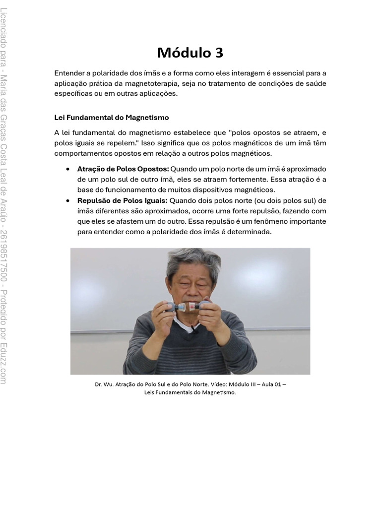Modulo-3 Magnetismo | PDF | Ímã | Magnetismo