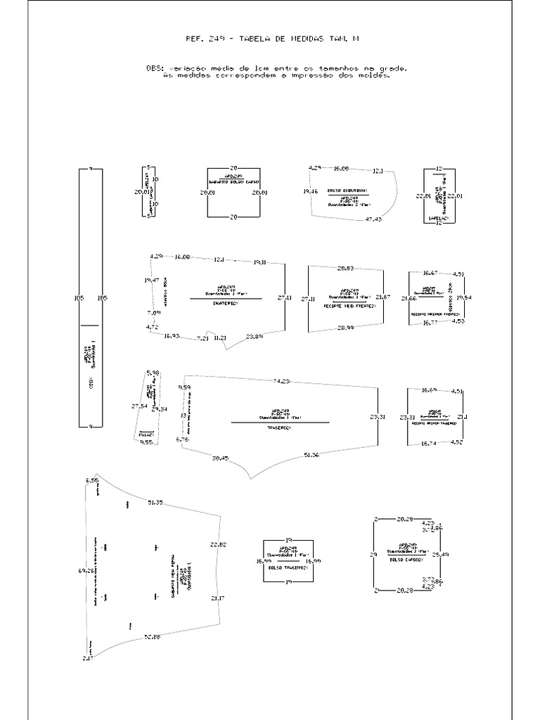 Ard.249 - Medidas | PDF