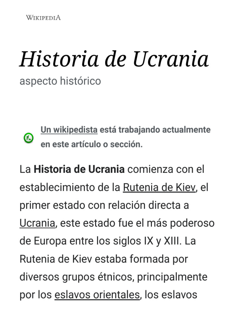 Historia de Ucrania | PDF | Ucrania