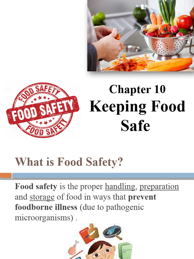 Chp 10 Food Safety | PDF
