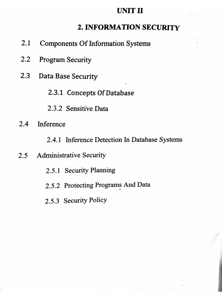 Digital Security - Unit 2 | PDF