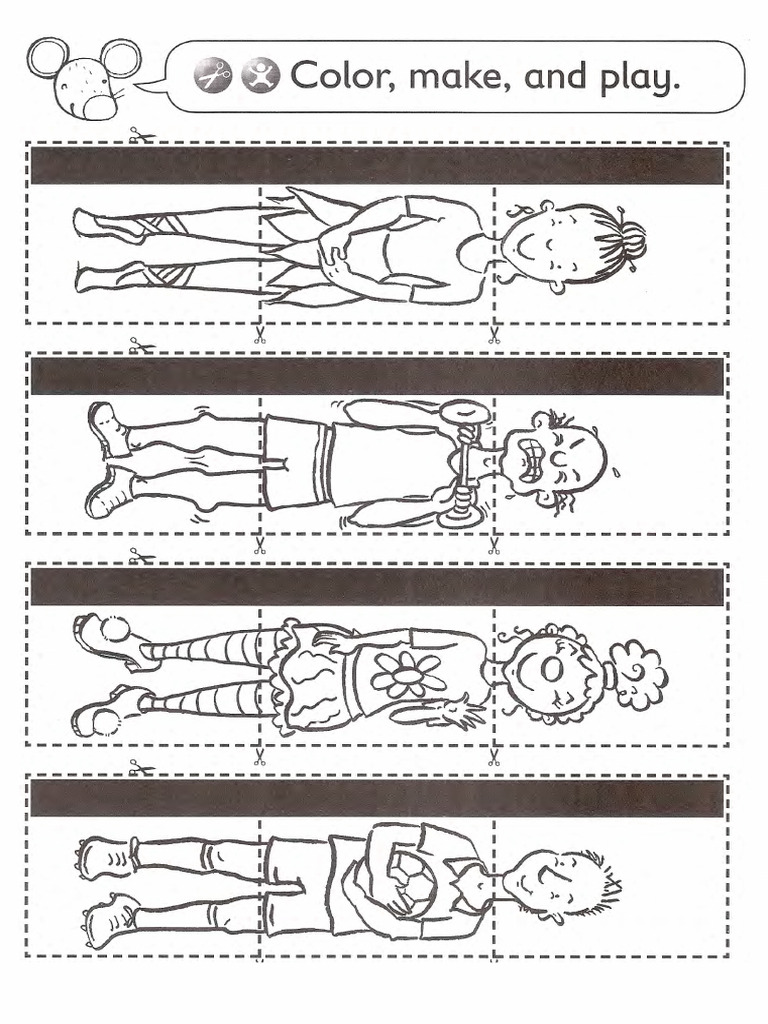 Flipflap Book Clothes Bodyparts EnglishProps | PDF