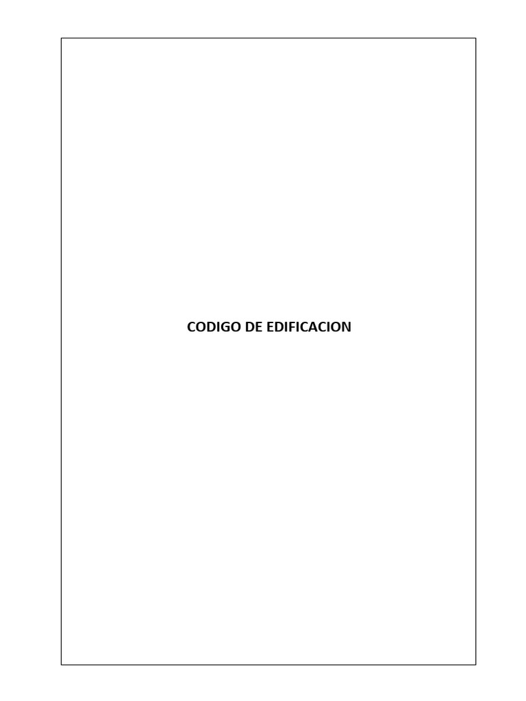 CODIGO DE EDIFICACION PALPALA | PDF | Escalera | Multa (pena)