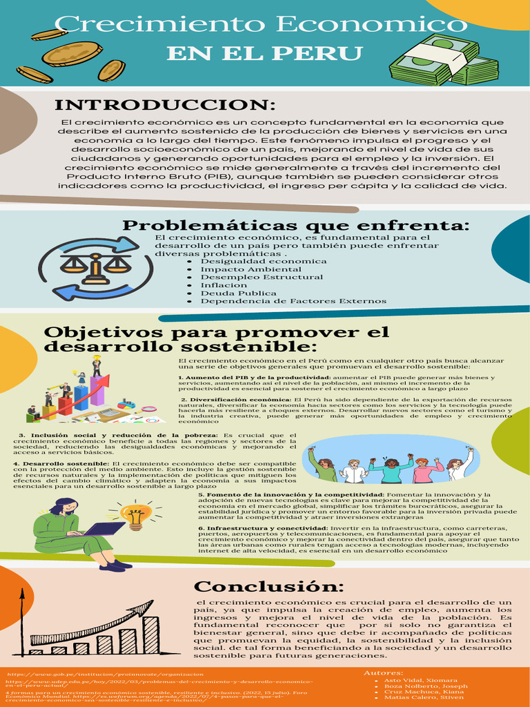 Infografia del Crecimiento Economico en el Peru | Descargar gratis PDF | Crecimiento económico ...