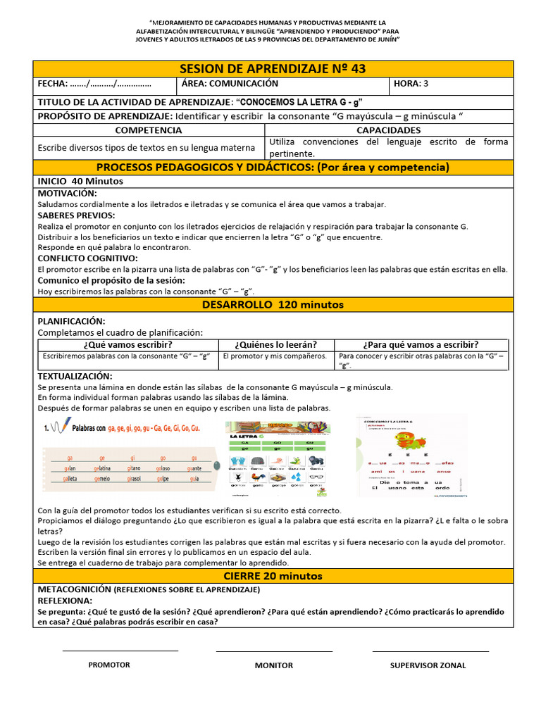 Sesion de Aprendizaje 43 | PDF | Multilingüismo | Aprendizaje