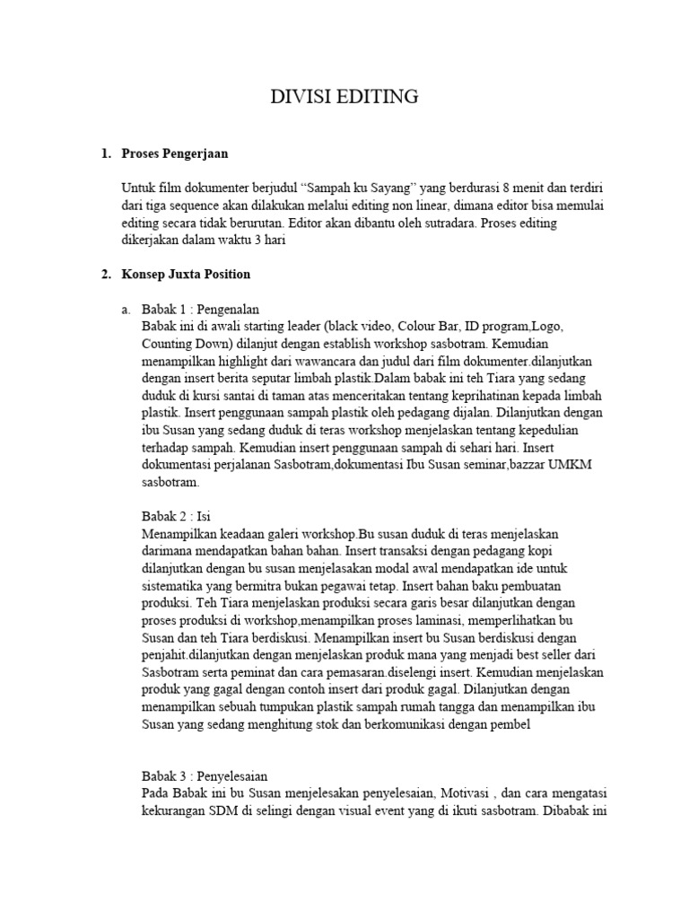 Narasi Lengkap | PDF