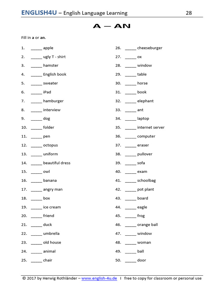 English Practice 3 | PDF