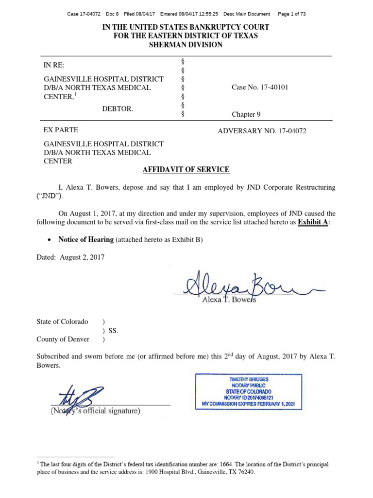 Docket No. 8 | PDF | Dallas