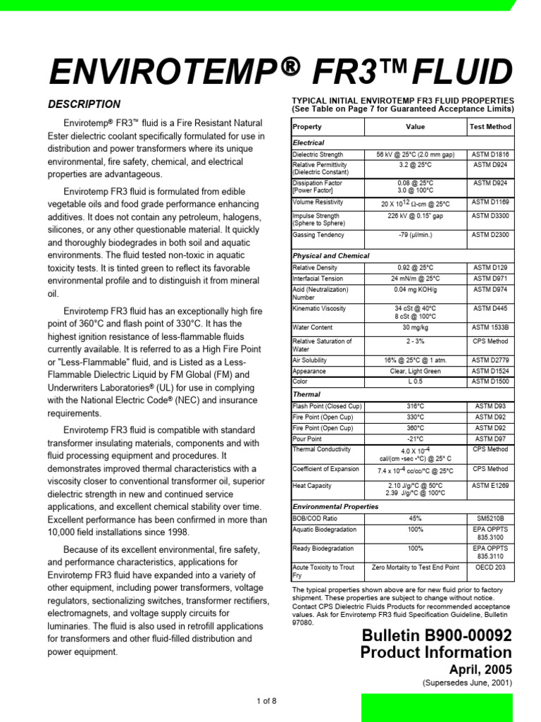 Bulletin Abril 2005 B900 00092 | PDF | Transformer | Fuse (Electrical)