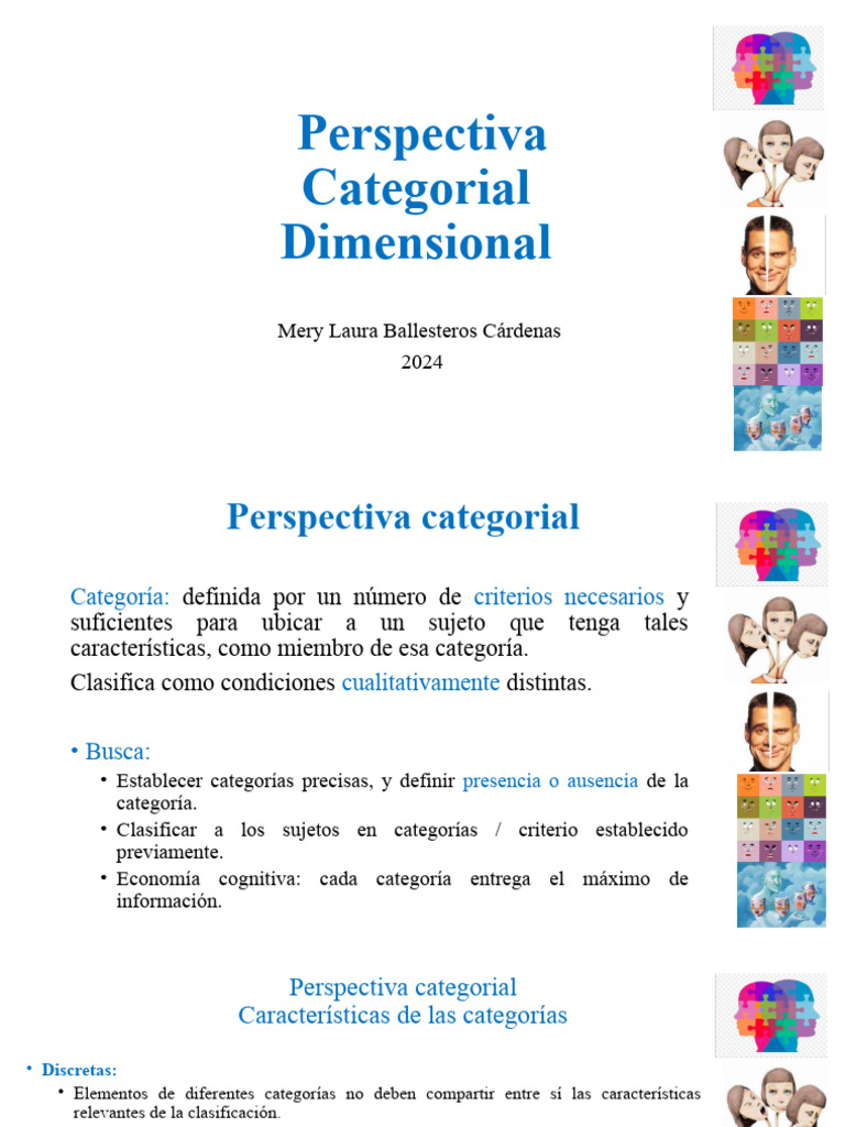 Clase 1_Perspectiva Categorial Dimensional | PDF | Psicosis | Esquizofrenia