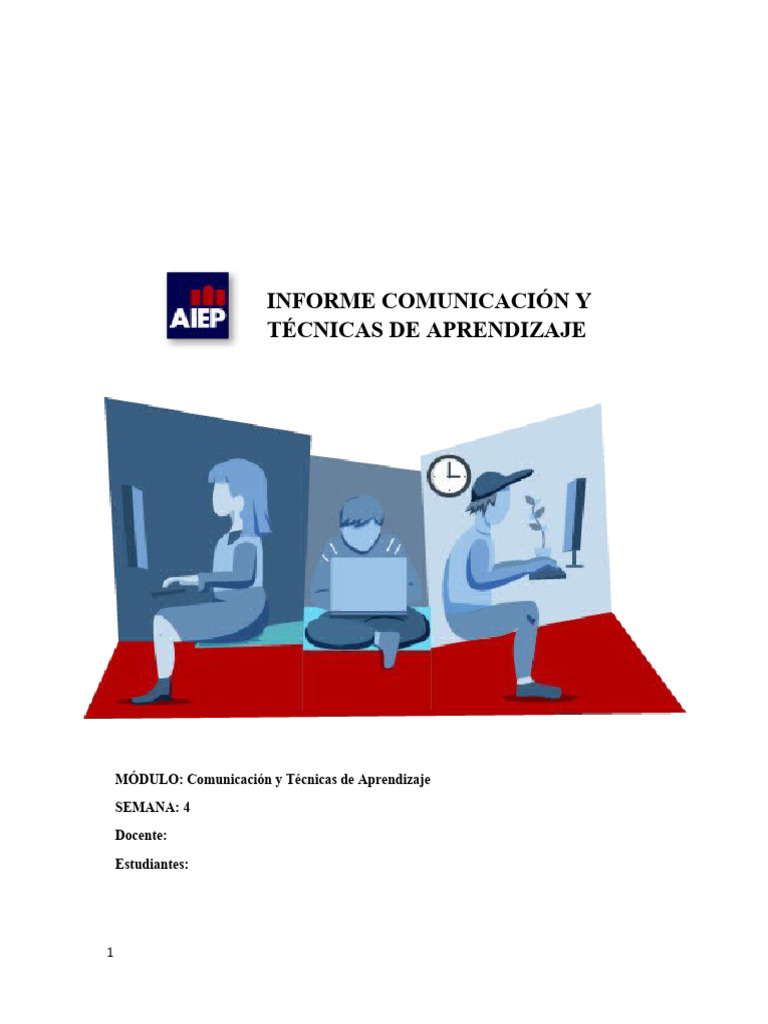 Semana 4 Informe Comunicación y Técnicas de Aprendizaje AIEP | Descargar gratis PDF ...