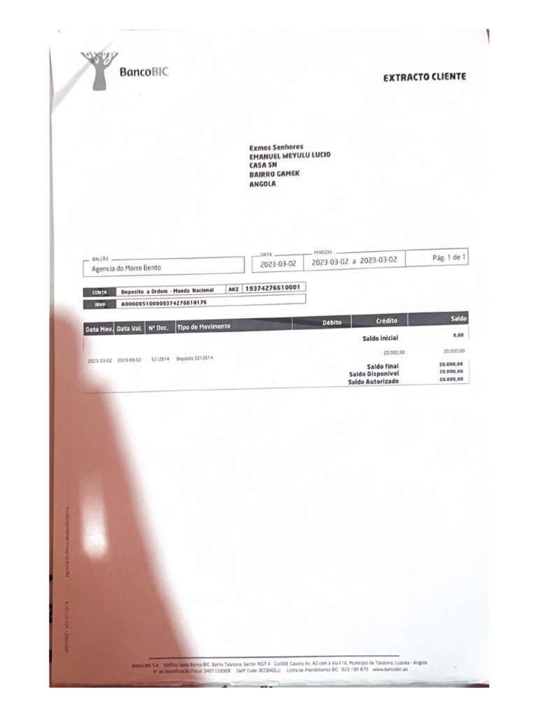 Extracto Cliente | PDF