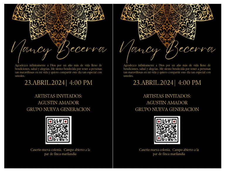 Invitaciones | PDF