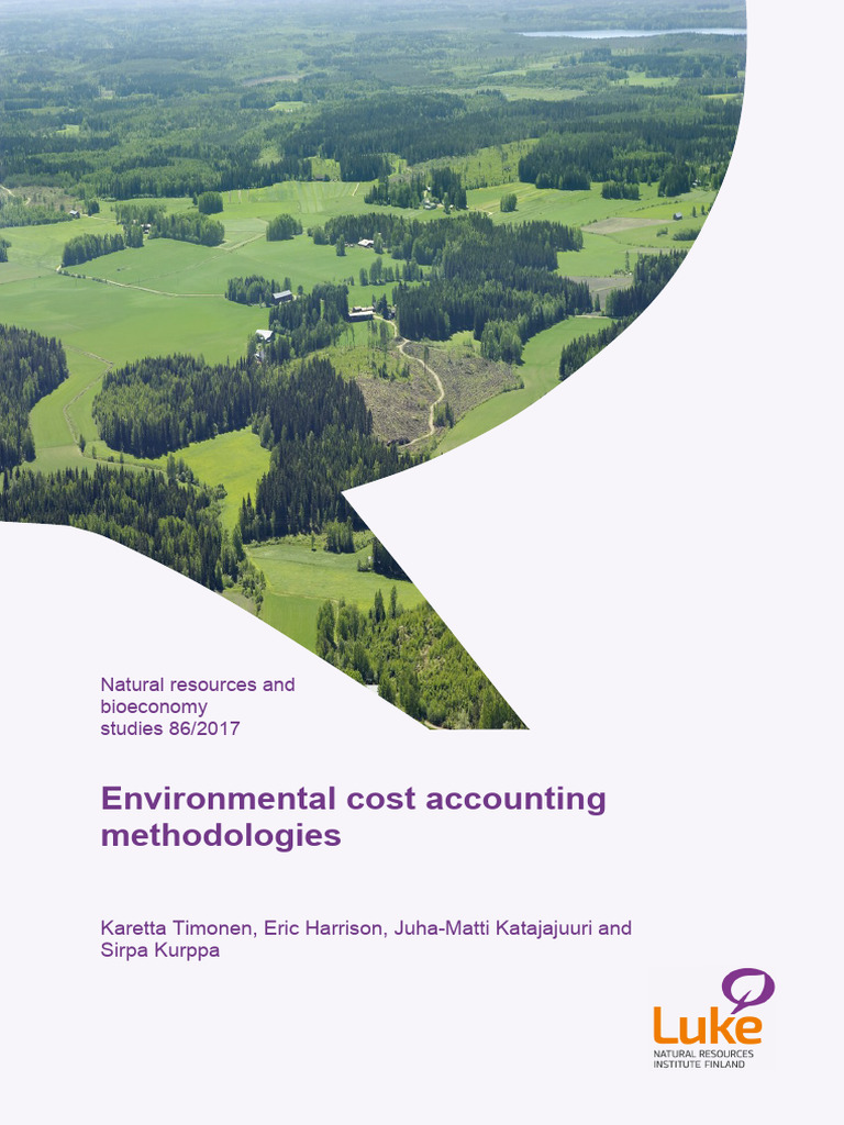 Environmental Cost Accounting (Timmonen Et Al. 2017) | PDF