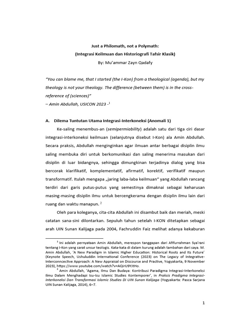 MZQ, Just A Pilomath, Not A Polymath | PDF | Sejarah