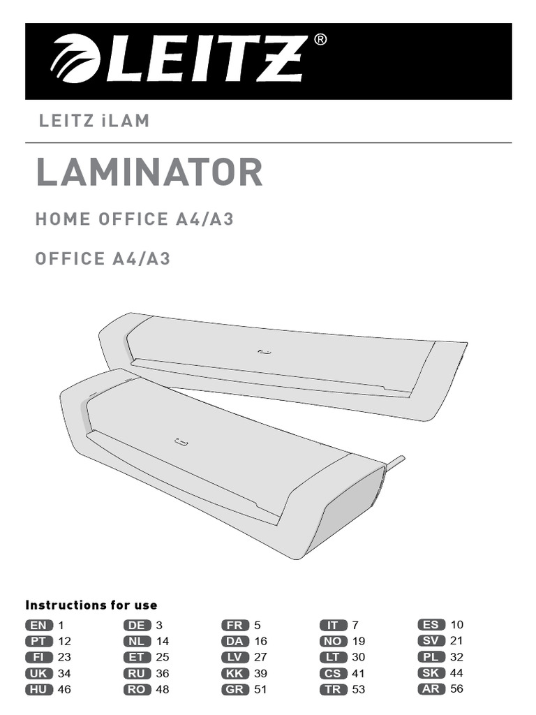 Manual Leitz ILAM HomeOffice and Office | Download Free PDF | Materials