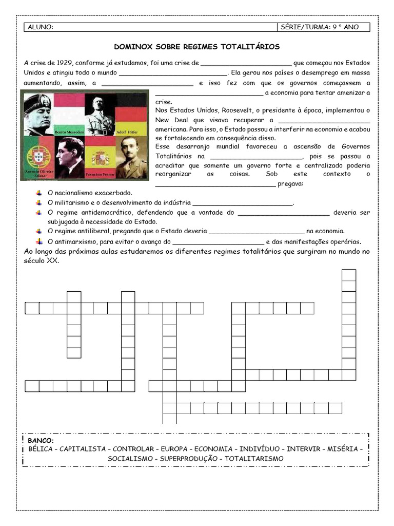 Fascismo e Nazismo: Ascensão e Impactos | PDF | Totalitarismo | Nazismo