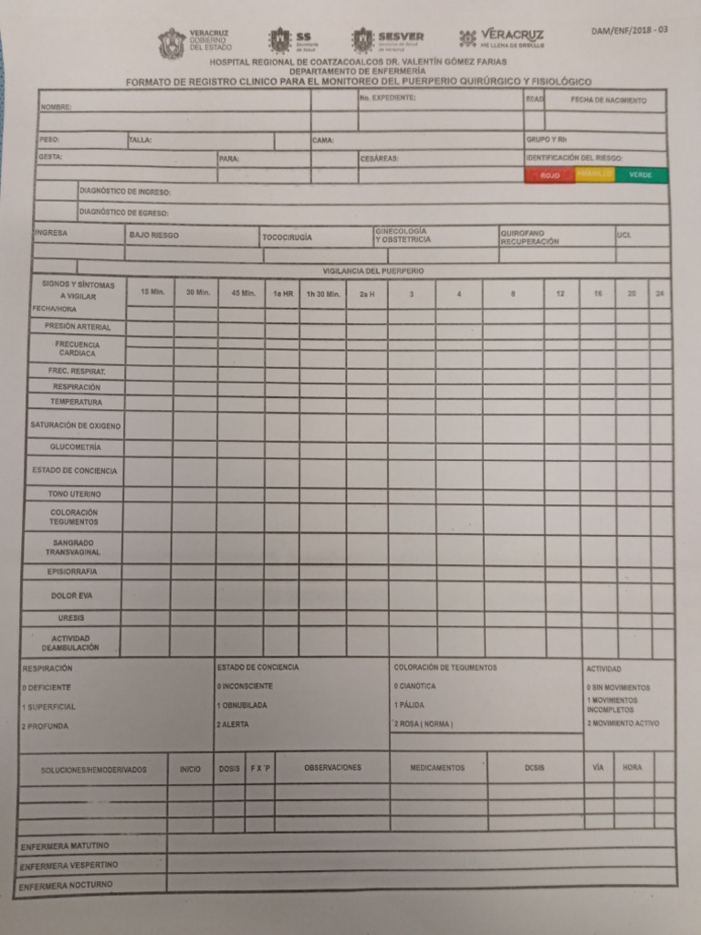 Hoja Puerperio | PDF | Fisiología | Causas de la muerte
