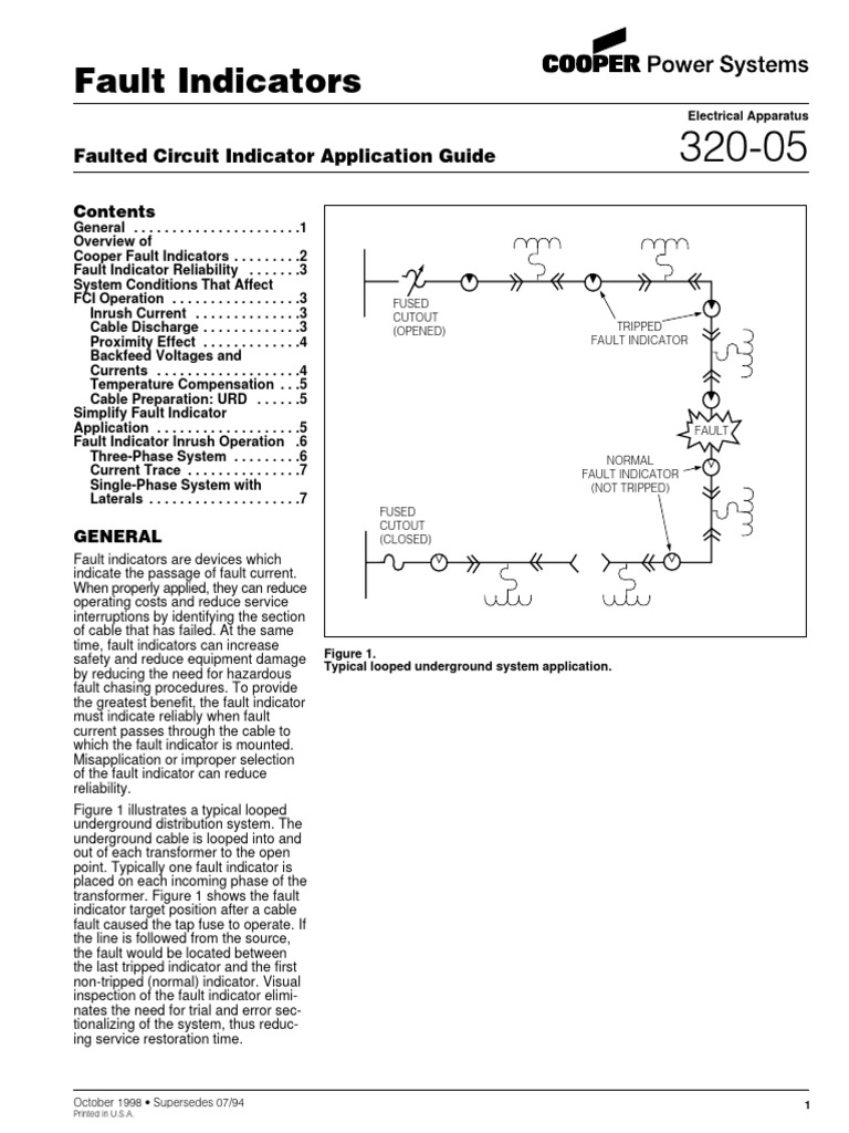 Fault Indicators Sel Guide | PDF | Fuse (Electrical) | Transformer