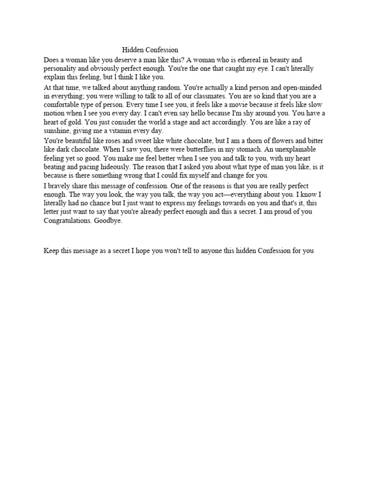 Confidential Like Sarah | PDF | Self-Improvement | Poetry