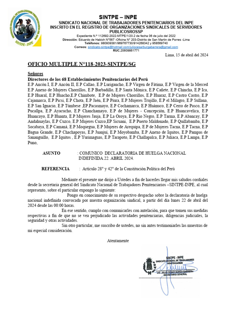 Oficio Multiple | PDF