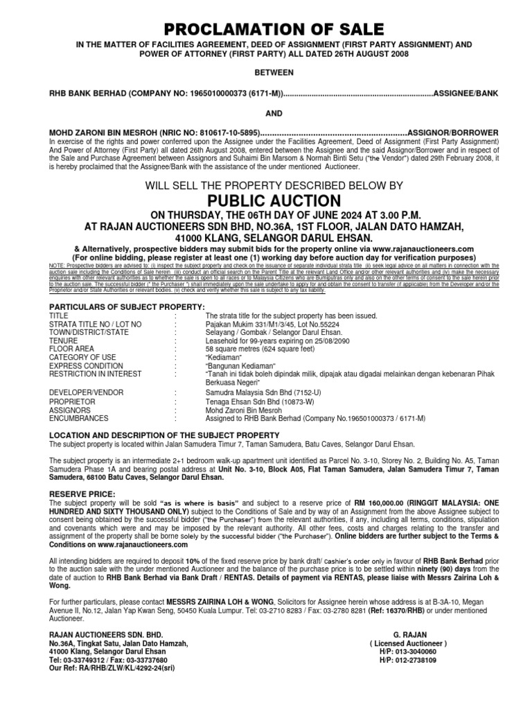 Pos 10 | Download Free PDF | Auction | Assignment (Law)