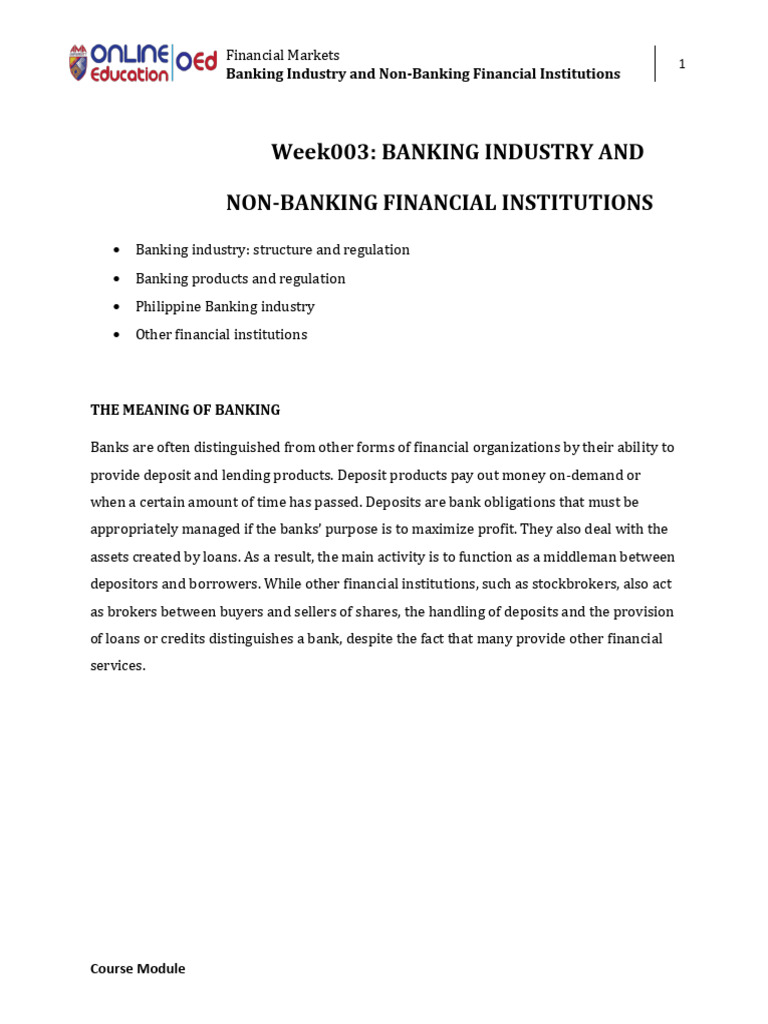 Banking & Financial Institutions Guide | PDF | Banks | Interest