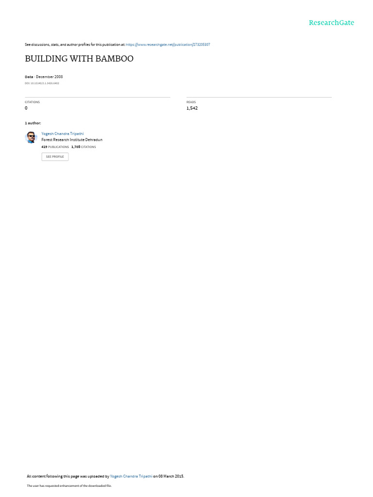 Building With Ban Boo | PDF | Flooring | Lamination