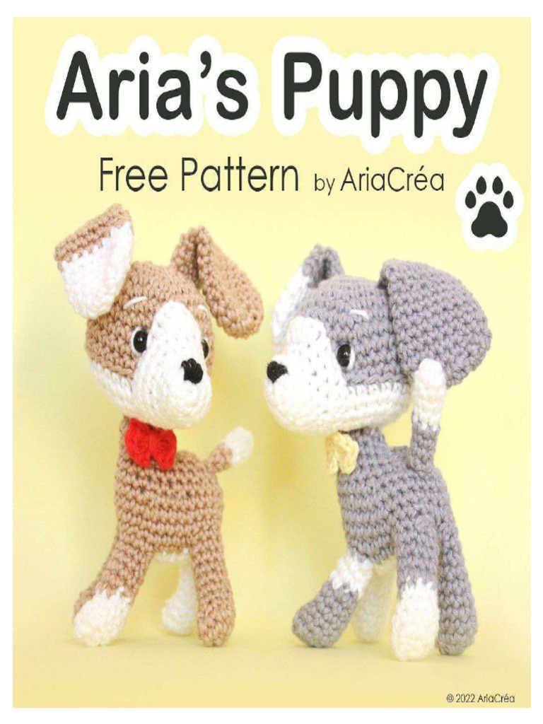 Aria-Crochet-Dog-Free-Crochet-PDF-Pattern | PDF