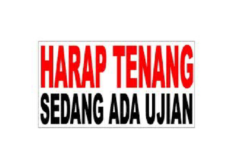 Harap Tenang | PDF