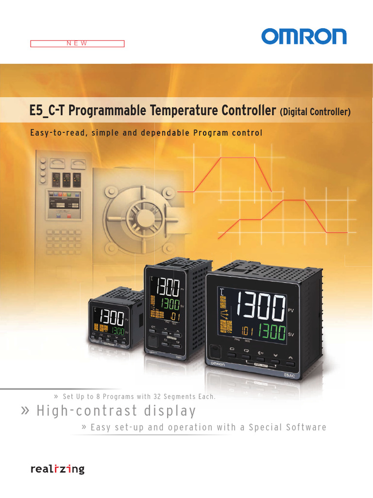 E5_C-T Programmable Temperature Controller | PDF | Parameter (Computer ...