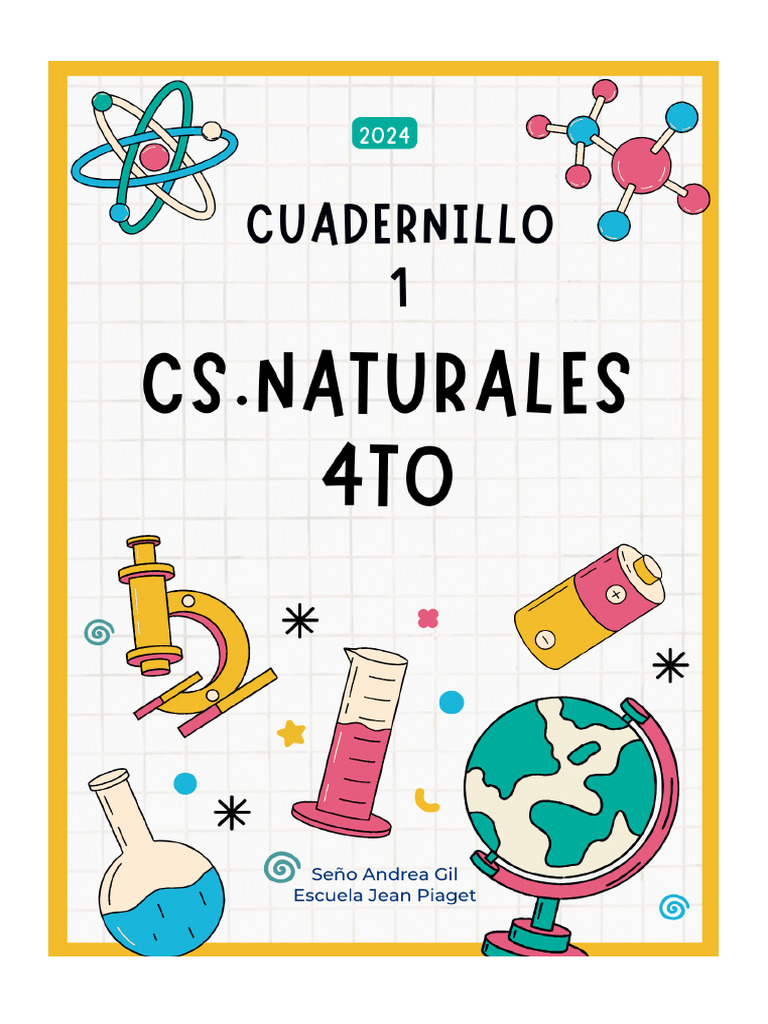 Cuadernillo CS - Naturales 4to 2024 | PDF