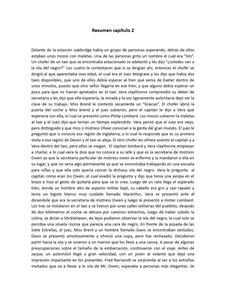 Resumen Capítulo 2 | PDF