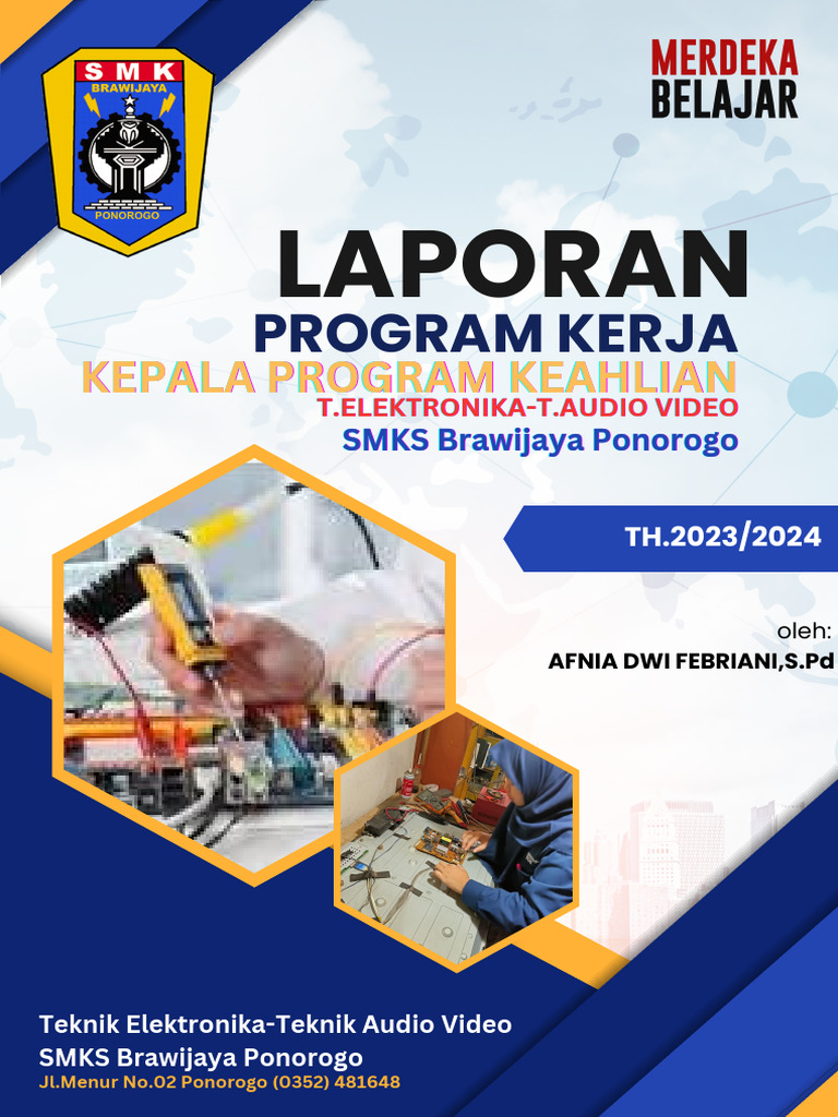Laporan Program Kerja TE-TAV 2023/2024 | PDF