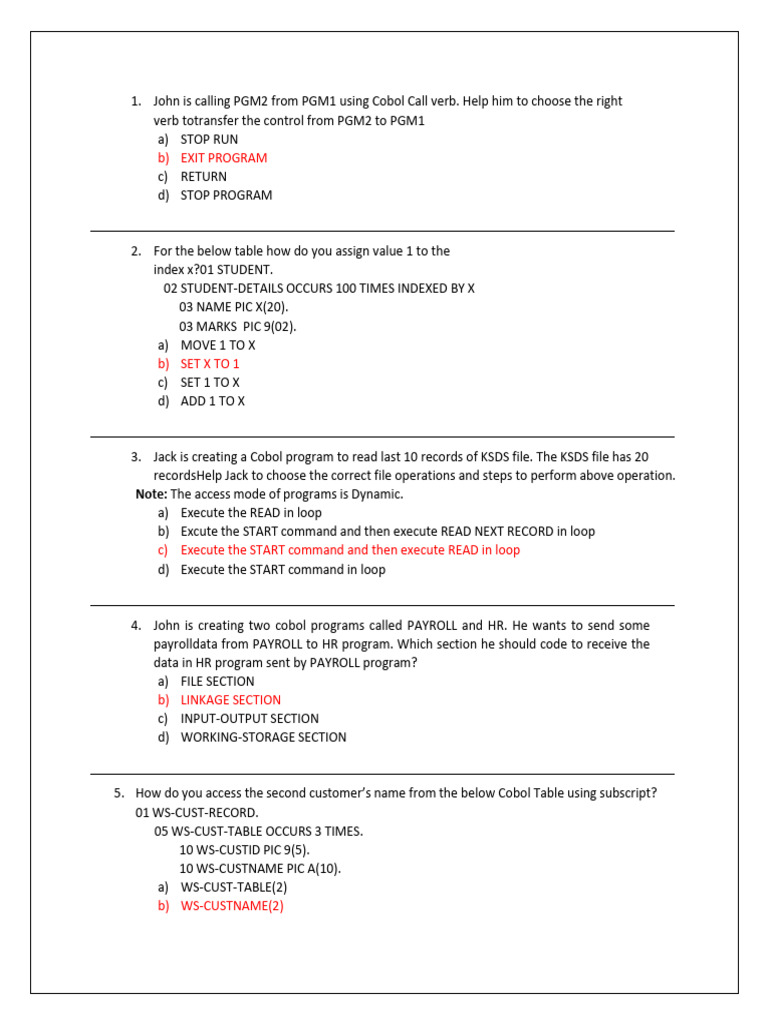MCQ Final | Download Free PDF | Parameter (Computer Programming) | Computer Program