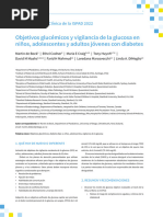 METAS DE GLUCEMIA SEGUN ADA 2025 | PDF | Diabetes | Hipoglucemia